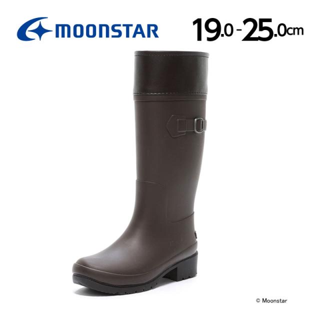 クーポン対象！送料無料 秋冬新作 ムーンスター 子供靴 ジュニア ラバーブーツ MF WJ77R ブラウン 抗菌防臭 長靴 雨 雪 保温 通学 ...
