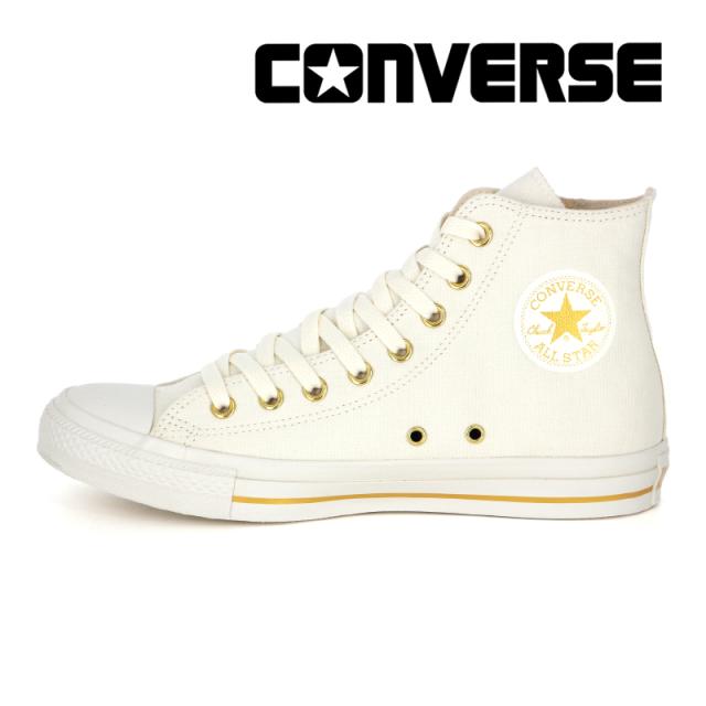 ★11月14日発売★ 秋冬新作 送料無料 コンバース CONVERSE メンズ/レディース スニーカー オールスター ゴールドストライプ Z HI クリーム オールスターのパターンアレンジモデル ハイカット　靴 シューズ