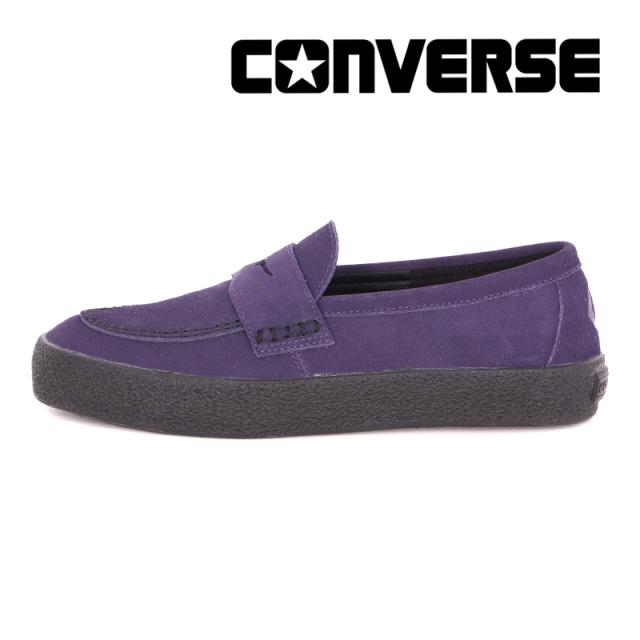 ★9月発売★ 秋冬新作 送料無料 コンバース CONVERSE メンズ/レディース スニーカー CS ローファー II SK パープル/ブラック アレンジモデル ユニセックス スニーカー 通勤 通学
