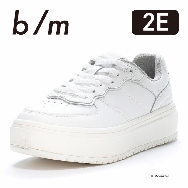 送料無料ムーンスター レディース B/Mノマドライド ホワイト サスティナブルなスニーカー 靴 シューズ カジュアル 衝撃吸収 エコ設計 リサイクル Ag+抗菌防臭 環境配慮 SDGs 母の日