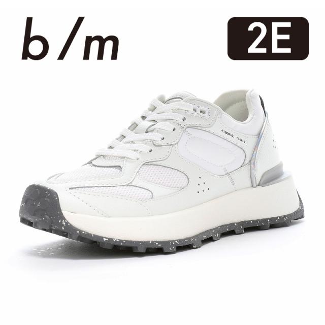 送料無料 ムーンスター レディース スニーカー B/Mイーバ ホワイト 快適さと遊び心が融合したサスティナブルなスニーカー エコ設計 皮革繊維再生複合材 靴 シューズ カジュアル 普段履き