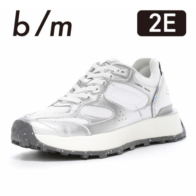 送料無料 ムーンスター レディース スニーカー B/Mイーバ シルバー 快適さと遊び心が融合したサスティナブルなスニーカー エコ設計 皮革繊維再生複合材 靴 シューズ カジュアル 普段履き