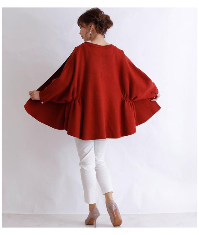 冬新作 サワアラモード サイドシャーリングビッグシルエット