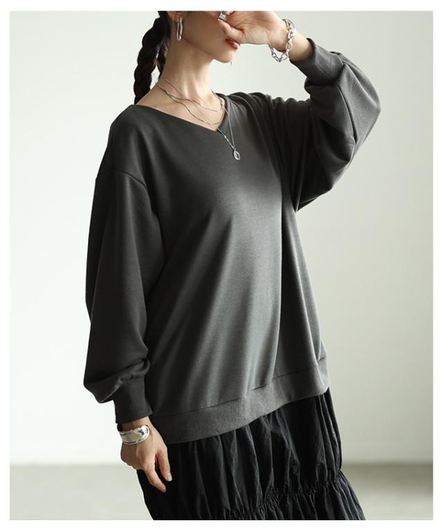 秋新作 裾が揺れるティアードフレアのドッキングワンピース レディース