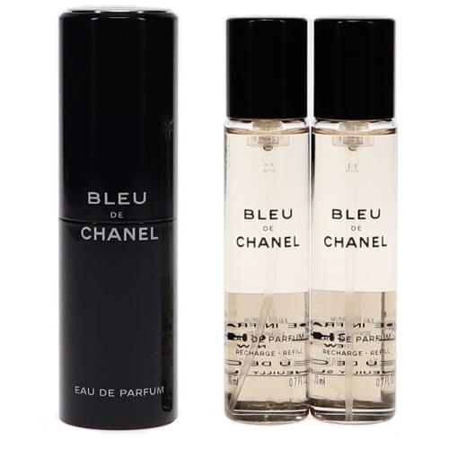 送料無料  シャネル ブルー ドゥ シャネル ツイスト EDP オードパルファム リフィル 20ml×3 (本体1本、リフィル2本) 香水 CHANEL