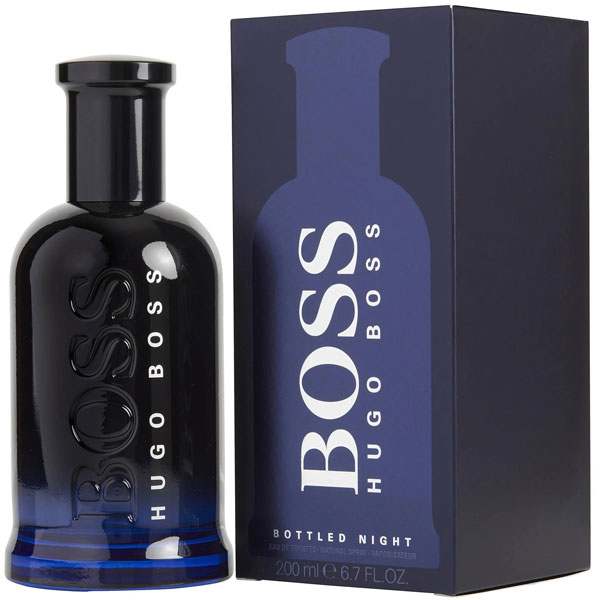 送料無料  【訳あり】 ヒューゴボス ボス ナイト EDT オードトワレ SP 200ml 【箱不良】 香水   【営業日13時まで当日発送】