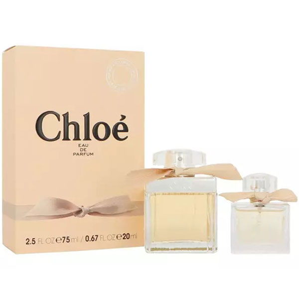 送料無料  クロエ オードパルファム 2P コフレセット EDP75ml ＋ EDP20ml 香水 CHLOE