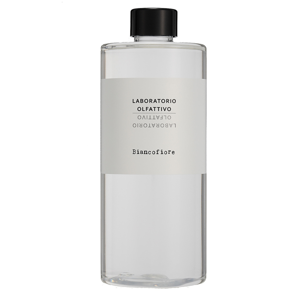 送料無料  ラボラトリオ・オルファティーボ ルームフレグランス ビアンコフィオーレ（白い花） ディフューザー 詰め替え用リフィル 500ml