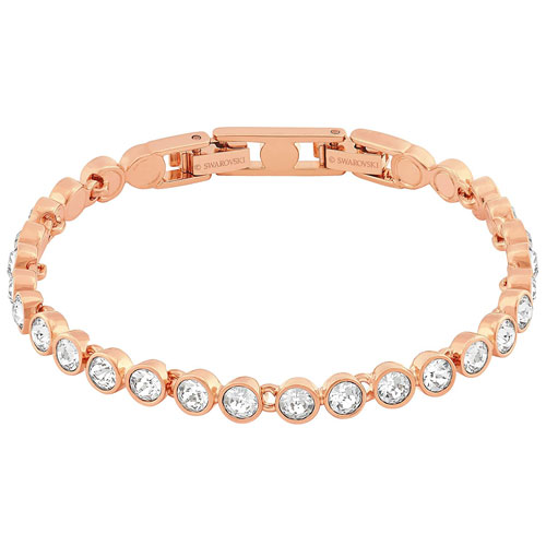 送料無料  スワロフスキー #5039938 TENNIS ブレスレット #ローズゴールド （ブレスレット） SWAROVSKI