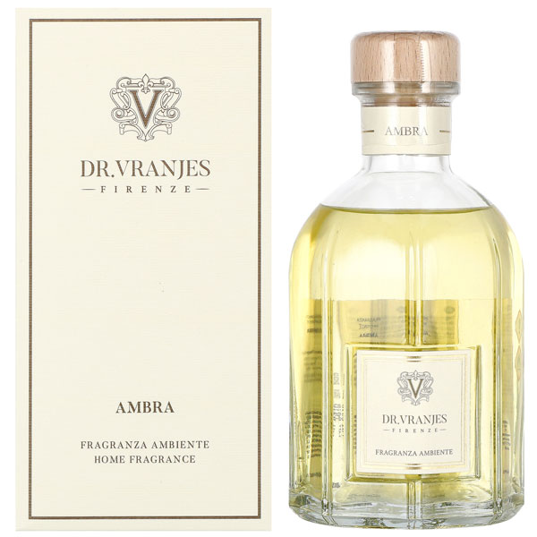 送料無料  ドットール・ヴラニエス ルームフレグランス アンバー（AMBRA） ディフューザー 500ml リード付き Dr. Vranjes