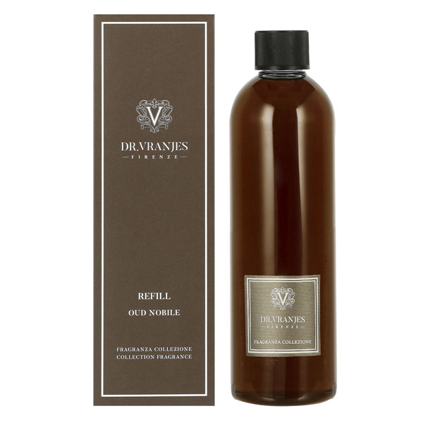 送料無料  ドットール・ヴラニエス ウード ノービレ（OUD NOBILE） ディフューザー リフィル 詰め替え（スティック無し） 500ml Dr. Vranjes