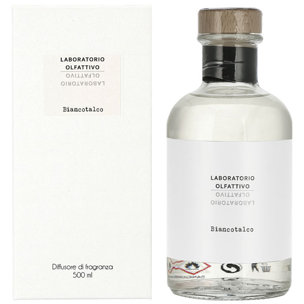 送料無料  ラボラトリオ・オルファティーボ ルームフレグランス ビアンコタルコ（ホワイトムスク） ディフューザー 500ml リード付き