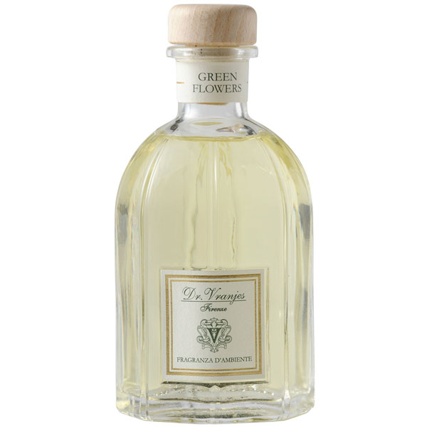 送料無料  ドットール・ヴラニエス ルームフレグランス グリーン フラワーズ ディフューザー 500ml リード付き Dr. Vranjes