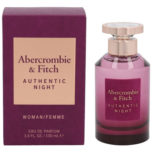 送料無料  アバクロ オーセンティック ナイト ウーマン EDP オードパルファム SP 100ml 香水 アバクロンビー＆フィッチ