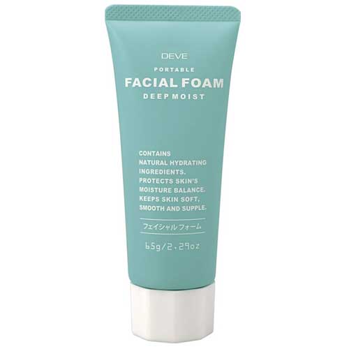 送料無料  熊野油脂 ディブ フェイシャルフォーム 携帯用トラベルサイズ 65g 96本セット 【ケース販売】