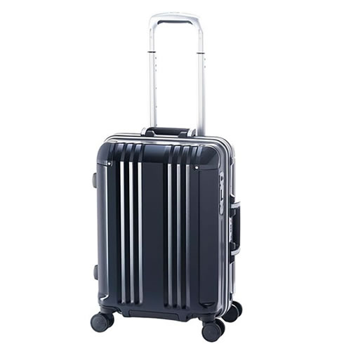 アジア・ラゲージ【国内線機内持ち込みサイズ】デカかるEdge フレームタイプ（マットブラック） 重さ約3.2kg 容量35L ALI-070R-18-BK【3〜4泊目安】