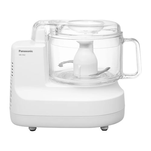 パナソニック【Panasonic】フードプロセッサー ホワイト 3種カッター 手早く下ごしらえ 容器・カッター食洗機対応 MK-K62-W【MK-K62】