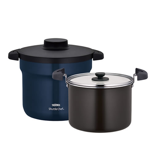 サーモス【THERMOS】4.3L 真空保温調理器シャトルシェフ ネイビー KBJ-4502-NVY【IH・ガス火対応】の通販はau PAY マーケット - 家電のSAKURA | au ...