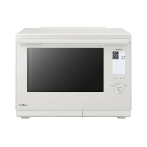 パナソニック【Panasonic】30L スチームオーブンレンジ Bistro ホワイト ビストロ おまかせ熱風フライ NE-BS9D-W【2段コンベクションオーブン】