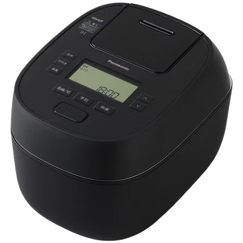 パナソニック【Panasonic】5.5合炊き 可変圧力IHジャー炊飯器 ブラック 可変圧力おどり炊き しゃもじ・軽量カップ付き SR-N510D-K【ダイヤモンド竈（かまど）釜】