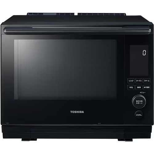 東芝【TOSHIBA】30L 過熱水蒸気オーブンレンジ グランブラック 石窯ドーム スチームオーブンレンジ ER-D5000B-K【ハイグレードモデル】