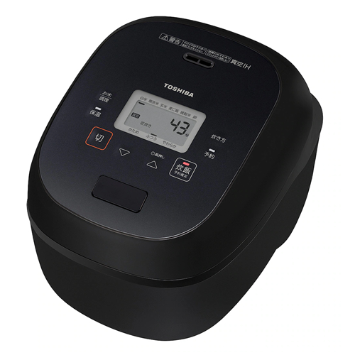 東芝【TOSHIBA】真空IHジャー炊飯器 1升炊き グランブラック 炎匠炊き しゃもじ・計量カップ付き RC-18RWB-K【銅かまど丸釜】