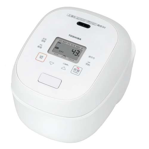 東芝【TOSHIBA】真空IHジャー炊飯器 1升炊き グランホワイト 炎匠炊き しゃもじ・計量カップ付き RC-18RWB-W【銅かまど丸釜】