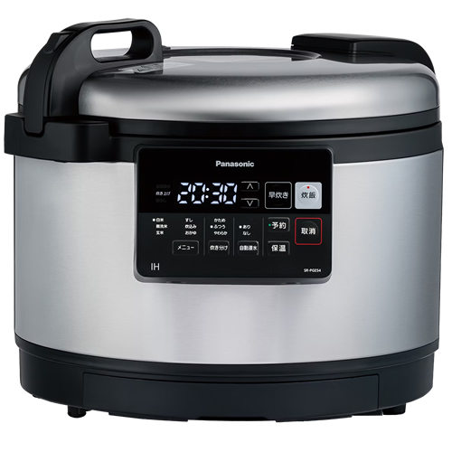 パナソニック【Panasonic】3升炊き 業務用IHジャー炊飯器 おどり炊き 炊き分け機能 三相200V SR-PGE54A【旨火ダイヤモンド釜】