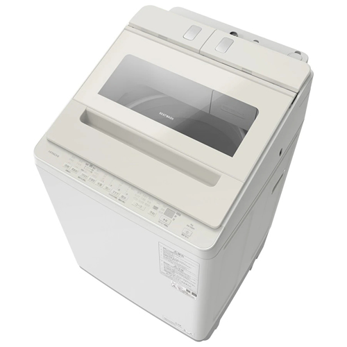 日立【HITACHI】洗濯9kg 全自動洗濯機 ビートウォッシュ サテンベージュ 液体洗剤・柔軟剤自動投入 BW-X90M-C【ナイアガラビート洗浄】