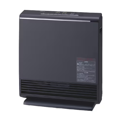 大阪ガス【プラズマクラスター搭載】ガスファンヒーター RANK＋(ランクプラス) マットブラック 都市ガス13A用 木造11畳まで /コンクリート15畳まで 140-6213-13A【急速暖房機能・スポット暖房機能】リモコン付き