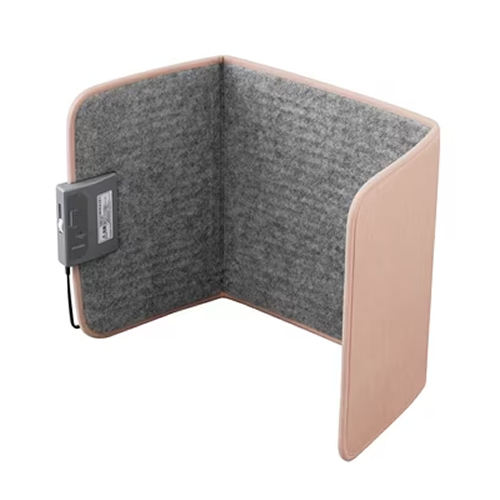 アイリスオーヤマ【IRIS】デスクパネルヒーター アプリコットピンク 自動切タイマー付 APH-16B-P【無段階温度調節】