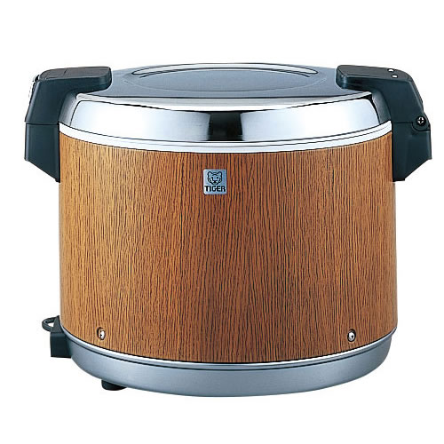 タイガー【大量保温の業務型】炊きたて 100V 業務用電子ジャー 保温専用 3升炊き 5.4L 木目 JHA-A541-MO【ダブルヒーター方式】