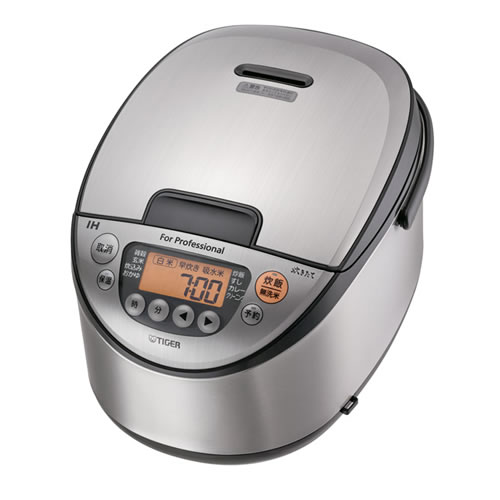 タイガー【遠赤3層土鍋コート釜・極うまIH】炊きたて 業務用IHジャー炊飯器 1升炊き 1.8L ステンレス 100V JIK-P180-XS【1375W】