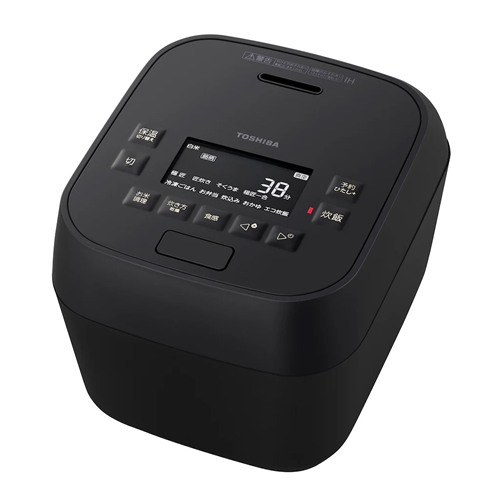 東芝【TOSHIBA】3.5合炊き 真空圧力IHジャー炊飯器 グランブラック 炎匠炊き RC-6MGX-K【備長炭かまど丸釜】