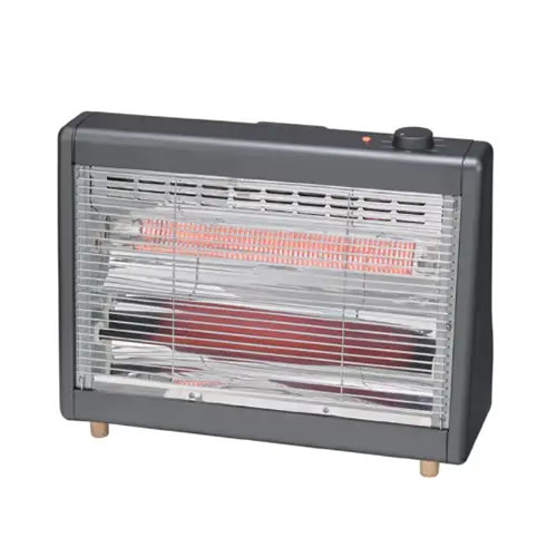 ユアサプライムス【暖房機器】ワイドハイブリッドヒーター グレー YKT-WCS1000G-H【カーボンヒーター・シーズヒーター】遠赤外線