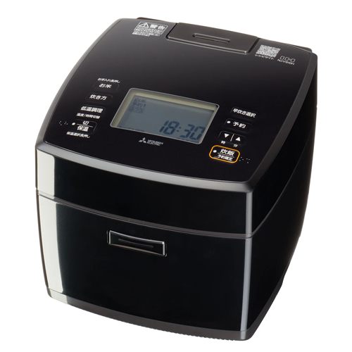 三菱【MITSUBISHI】5.5合炊き IHジャー炊飯器 黒曜（こくよう） スタンダードモデル NJ-VS10H-B【ダブル備長炭コート熾火 炭炊釜】