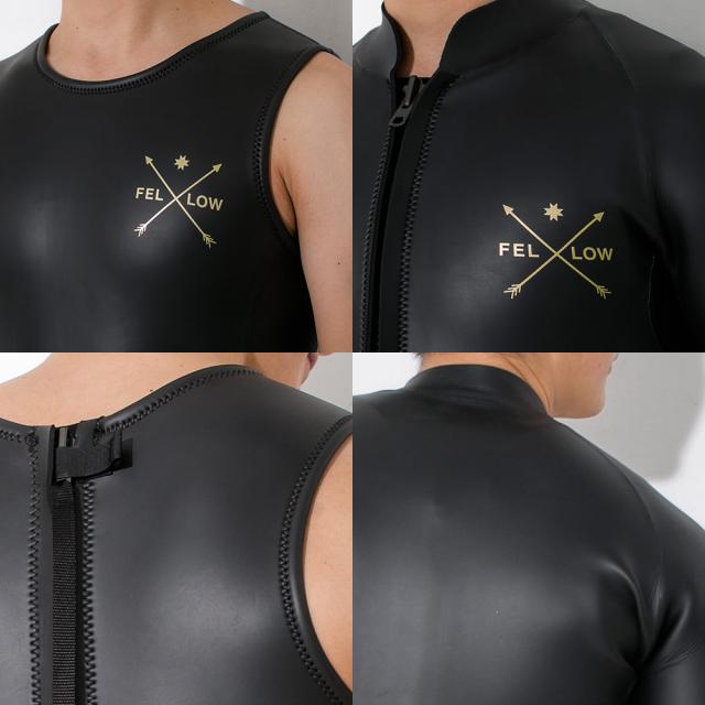 FELLOW ロングジョン ＆ タッパー セット メンズ 3mm ウェットスーツ