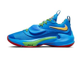 バスケットシューズ バッシュ  フリーク　ヤニス　ウノ  ナイキ Nike Zoom Freak 3 NRG Blu