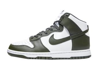 バスケットシューズ バッシュ スニーカー  ダンク  ナイキ Nike Dunk high Retro White / Car