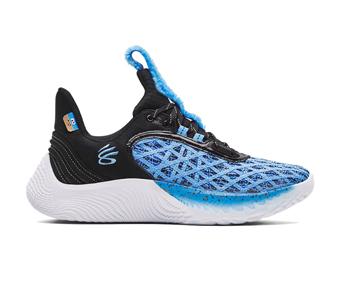 バスケットシューズ バッシュ   アンダーアーマー UnderArmour Curry 9 Flow Kids　 GS Blu