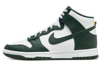 バスケットシューズ バッシュ スニーカー  ダンク  ナイキ Nike Dunk high Retro White/Noble