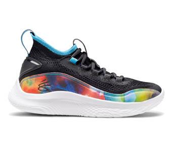 バスケットシューズ バッシュ   アンダーアーマー UnderArmour Curry 8 Kids GS GS Black/