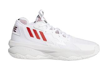 バスケットシューズ バッシュ  デイミアン・リラード  アデイダス Adidas Dame 8 White/Red