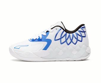 バスケットシューズ バッシュ  ラメロボール  プーマ Puma MB.01 Team Lo GS GS White/Blue