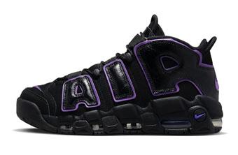 バスケットシューズ バッシュ スニーカー   ナイキ Nike Air More Uptempo 96 Black/Actio