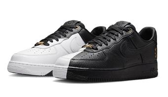 シューズ スニーカー   ナイキ Nike Air Force 1 '07 PRM Homage White Black   ス
