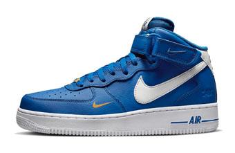 シューズ スニーカー  40thコレクション  ナイキ Nike Air Force 1 Mid '07 LV8 Blue/Ye