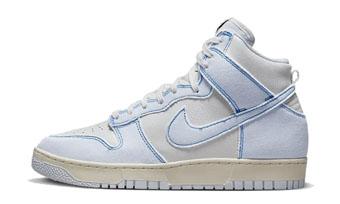 バスケットシューズ バッシュ スニーカー  ダンク 　デニム  ナイキ Nike Dunk high 1985 Blue De
