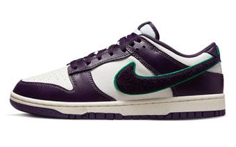 シューズ スニーカー   ナイキ Nike Dunk Low Retro Chenille Swoosh Sail/Purple