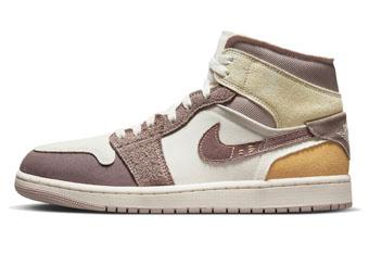 バスケットシューズ バッシュ スニーカー   ジョーダン Jordan Air Jordan 1 Mid SE Craft